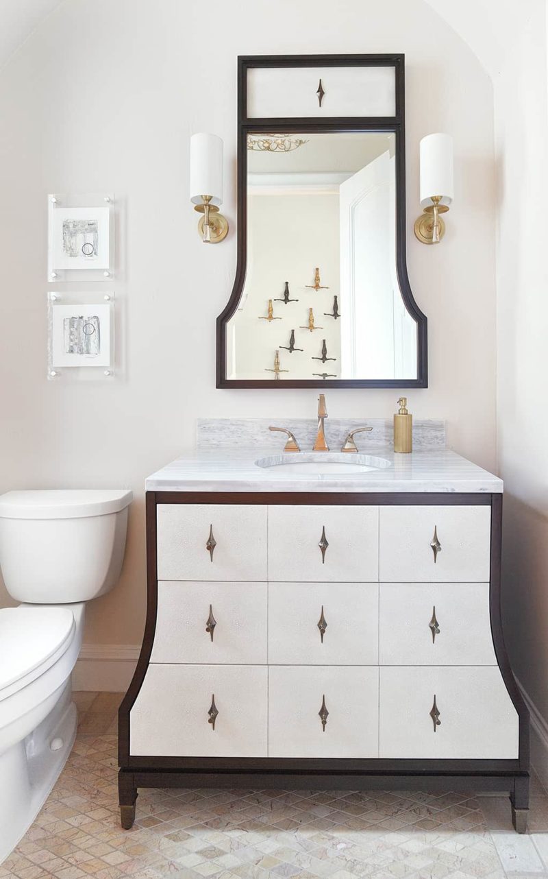 Powder Rooms Design Inspiration - Nicole Arnold Interiors